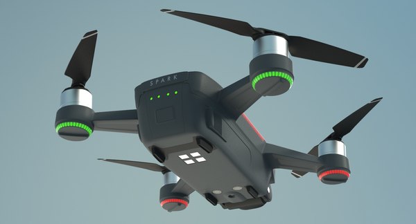 Dji spark quadcopter 3D - TurboSquid 1164948