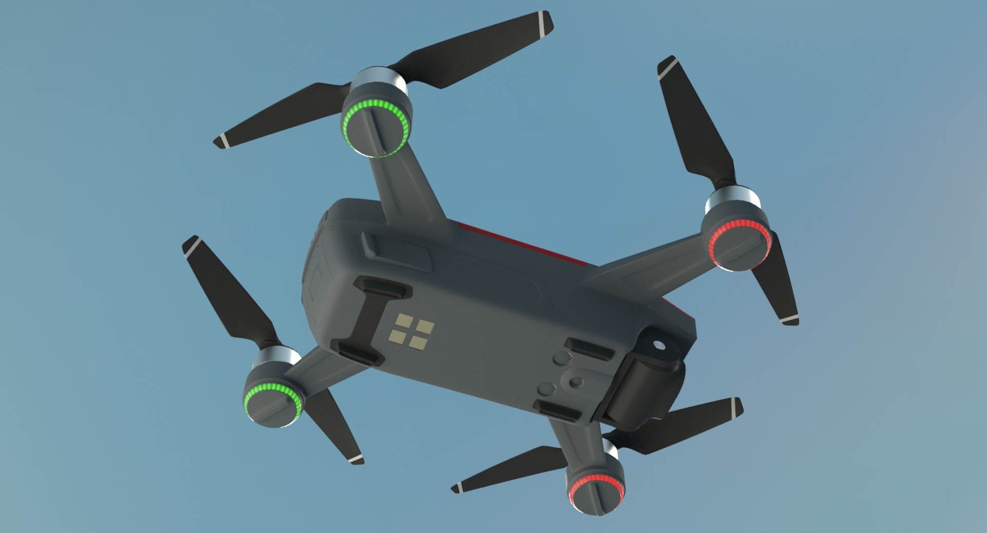 Dji spark quadcopter 3D - TurboSquid 1164948