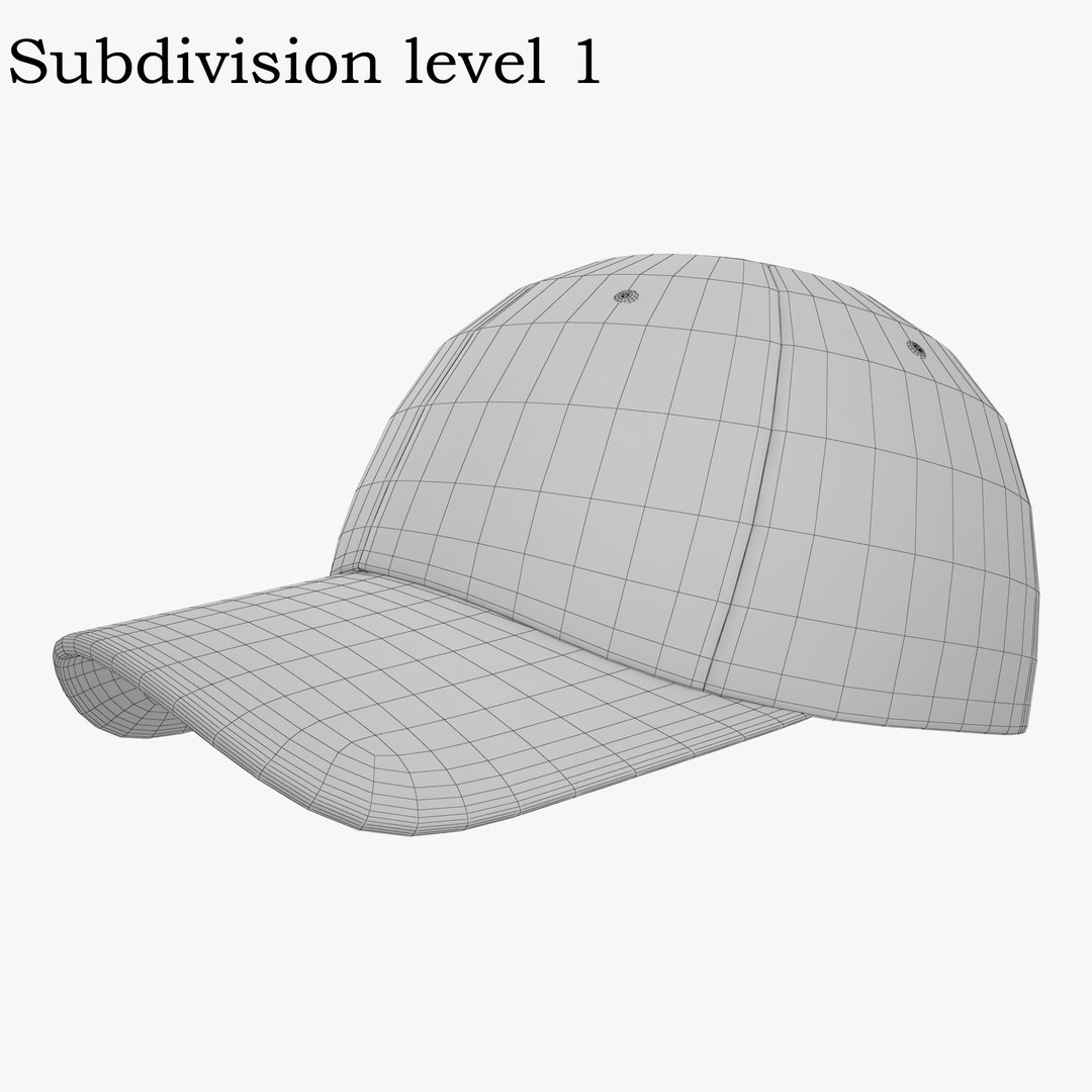 3dsmax Baseball Cap