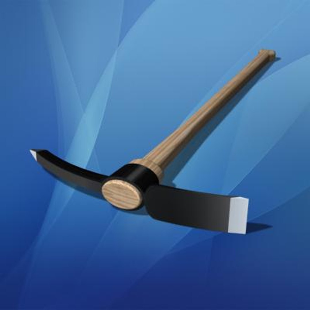 Mattock Tool 3d Model