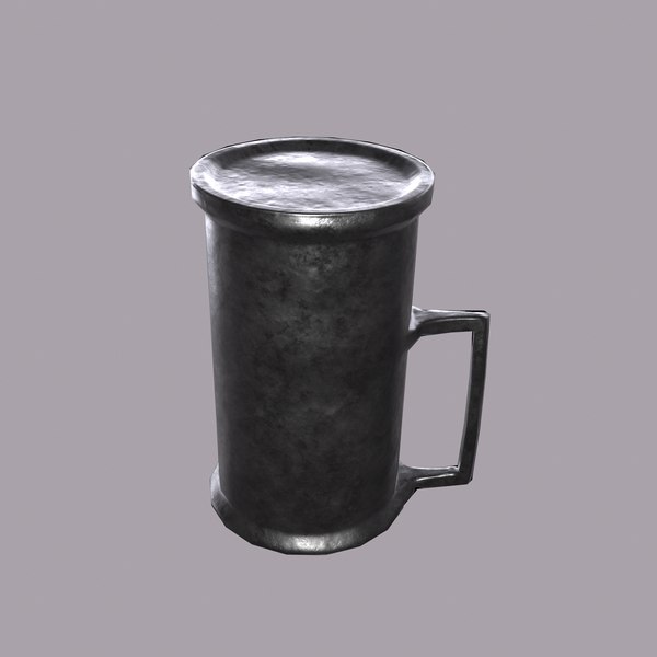 3D medieval metal cup - TurboSquid 1379524