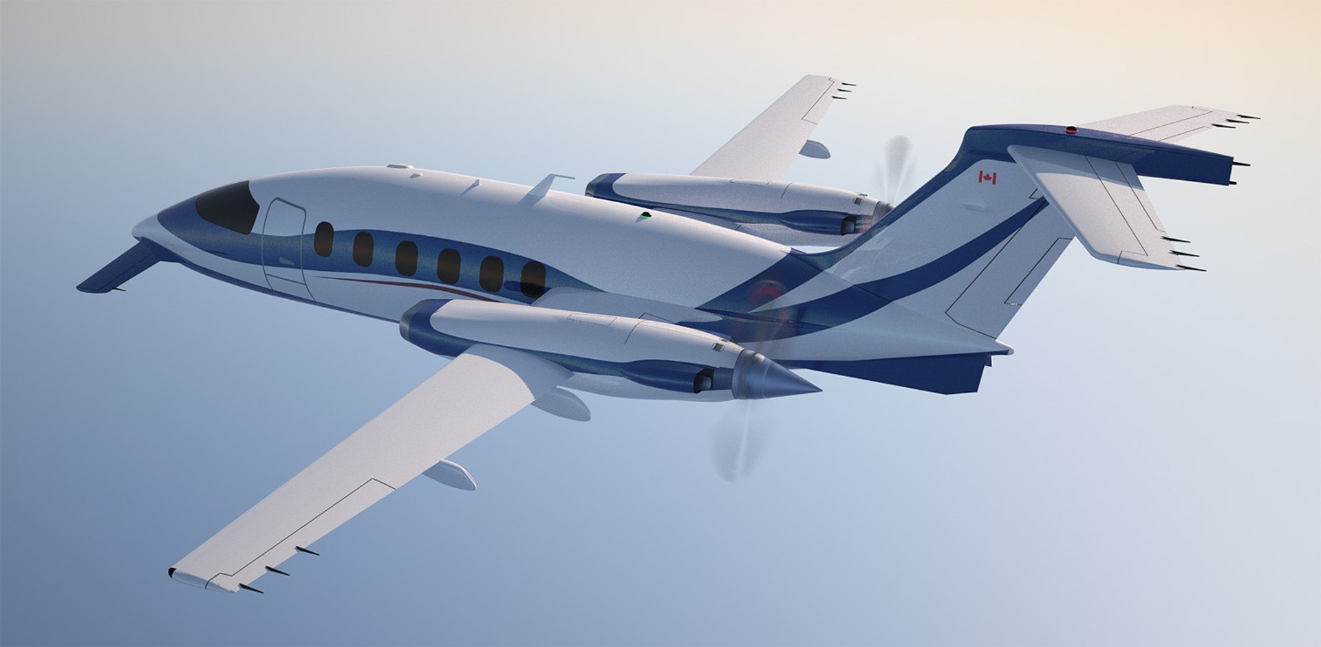 3d piaggio avanti model