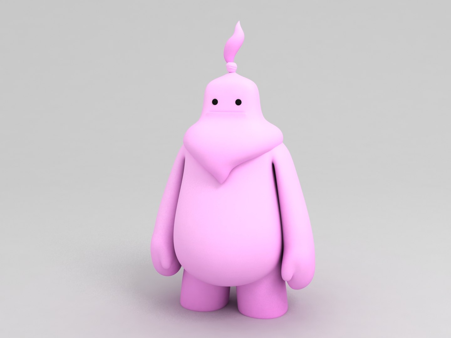 Pinky Cartoon Character 3D Model - TurboSquid 1159217