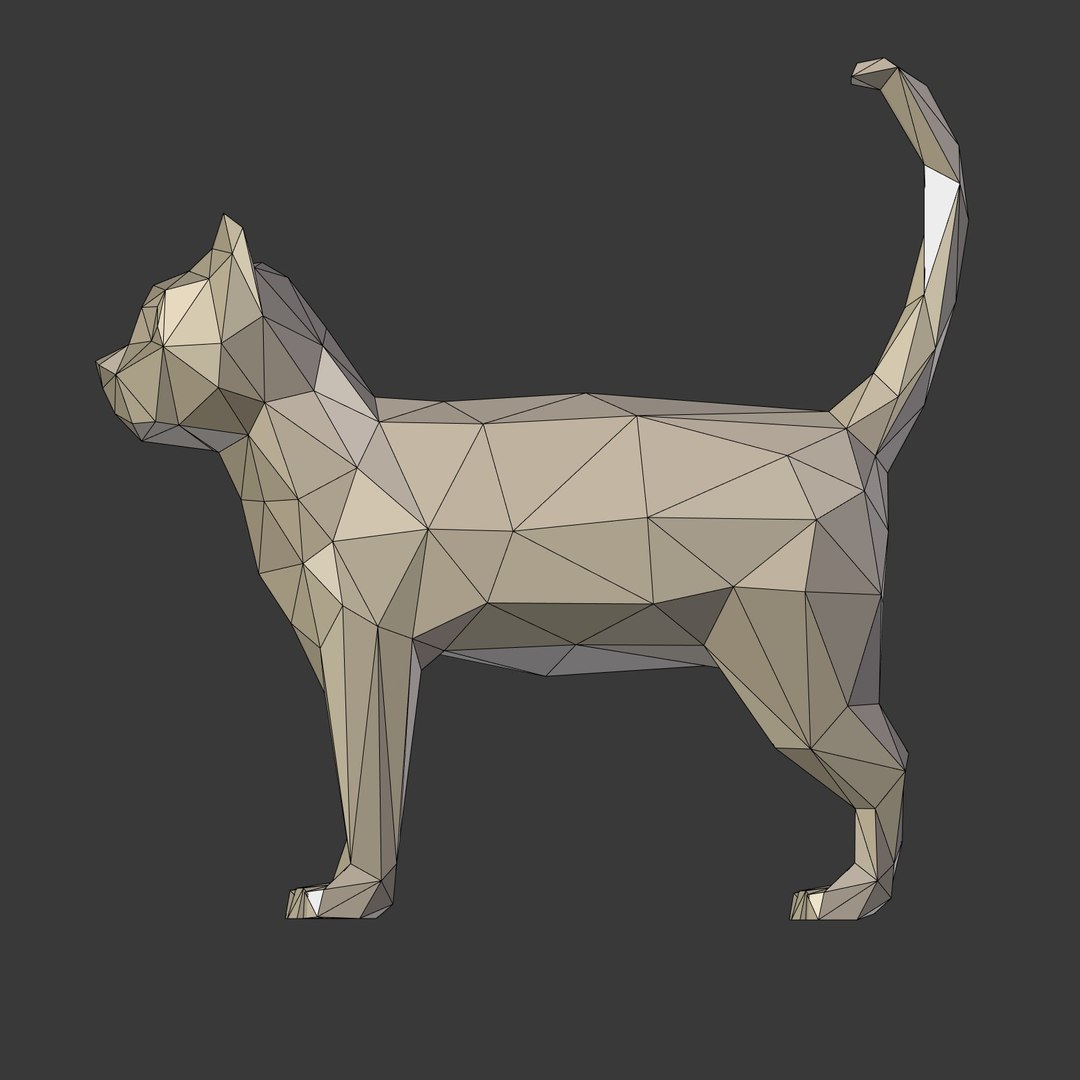 3D cat cartoon model - TurboSquid 1376239