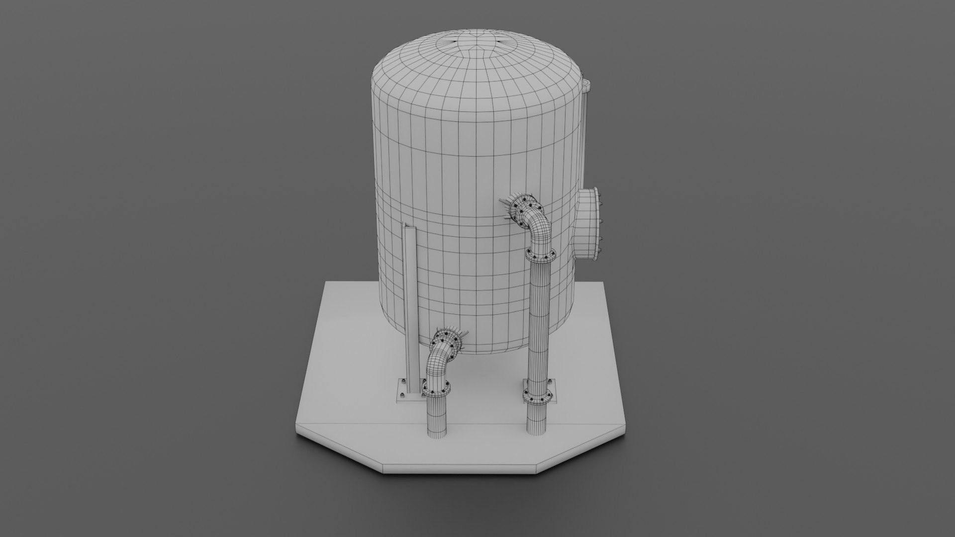3D oil tank model - TurboSquid 1674295