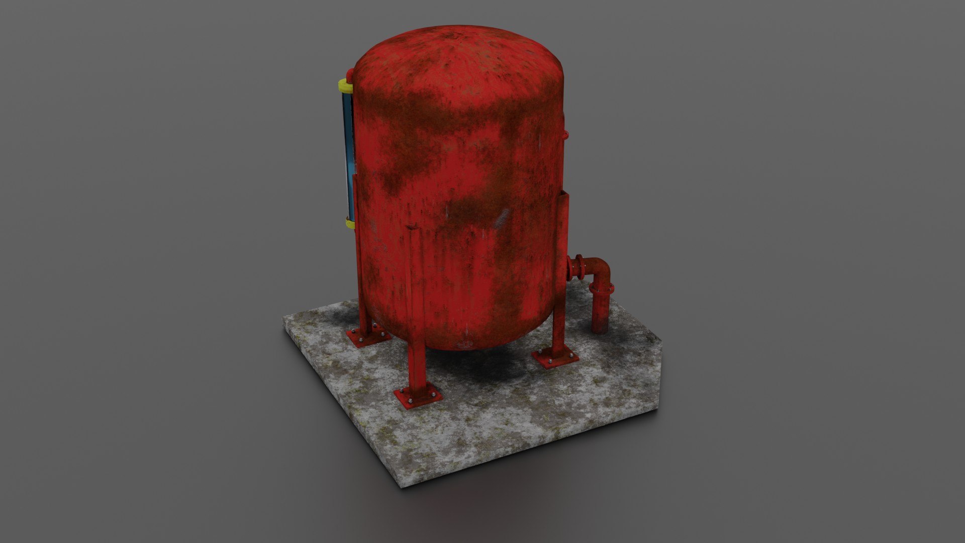 3D Oil Tank Model - TurboSquid 1674295