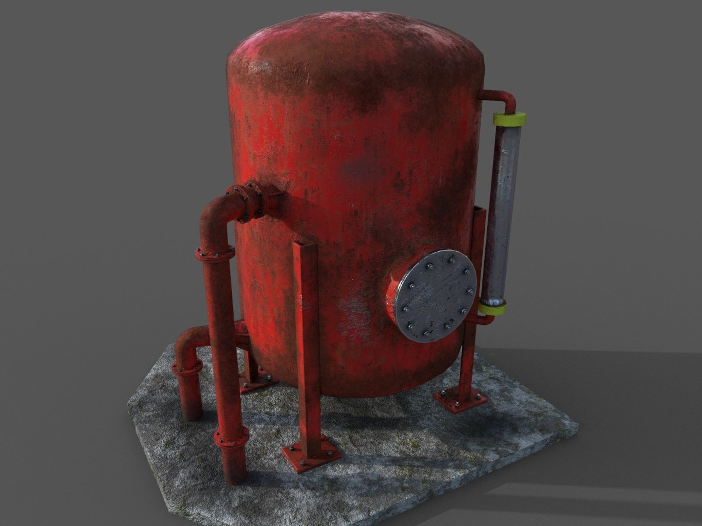 3D oil tank model - TurboSquid 1674295