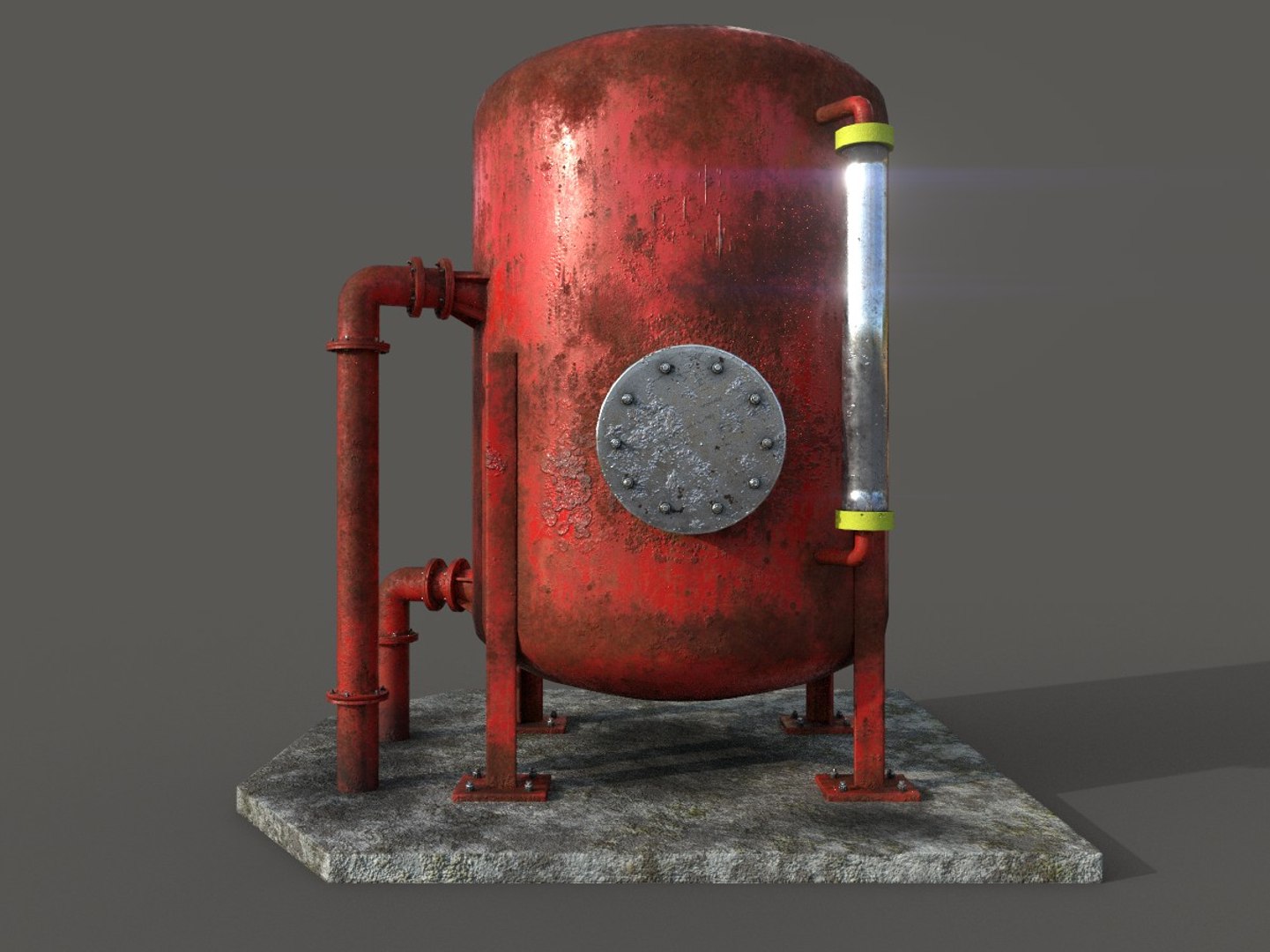 3D Oil Tank Model - TurboSquid 1674295