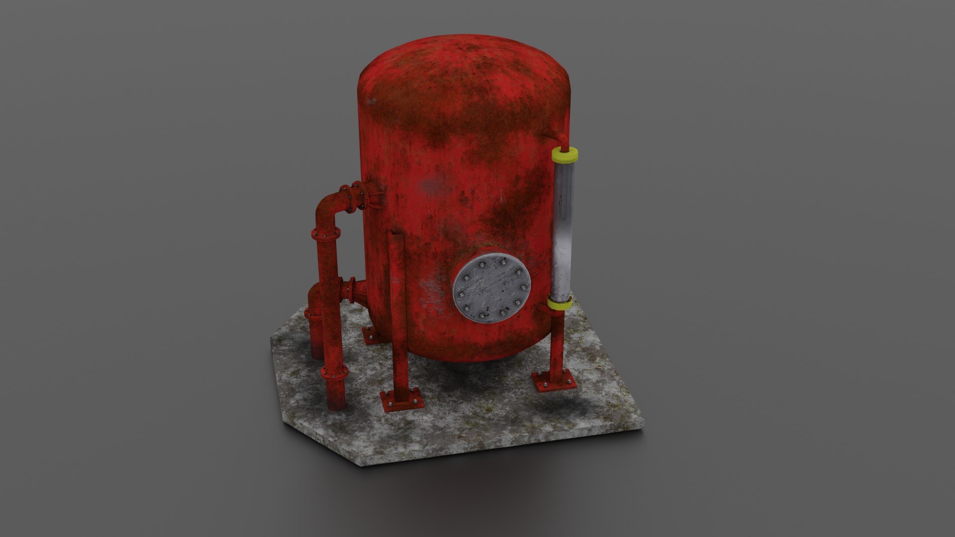 3D Oil Tank Model - TurboSquid 1674295