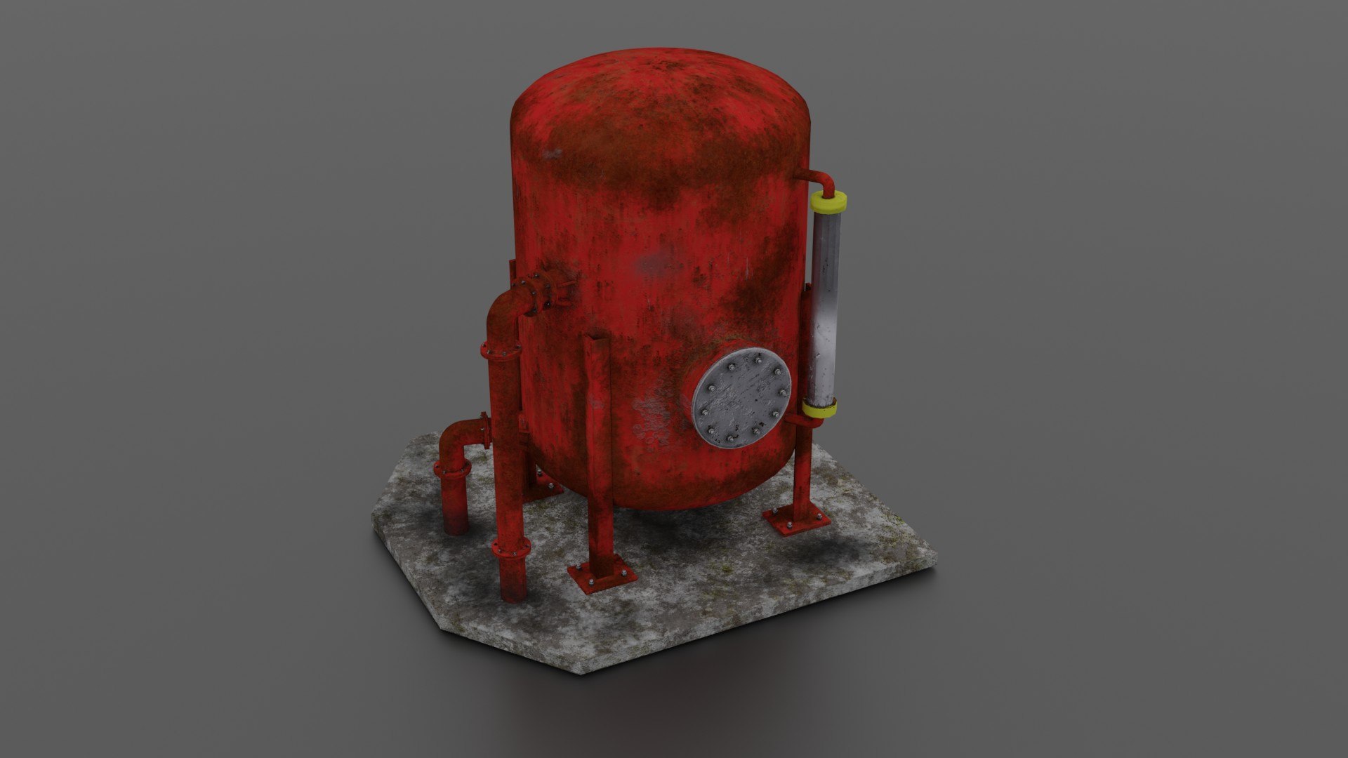 3D Oil Tank Model - TurboSquid 1674295