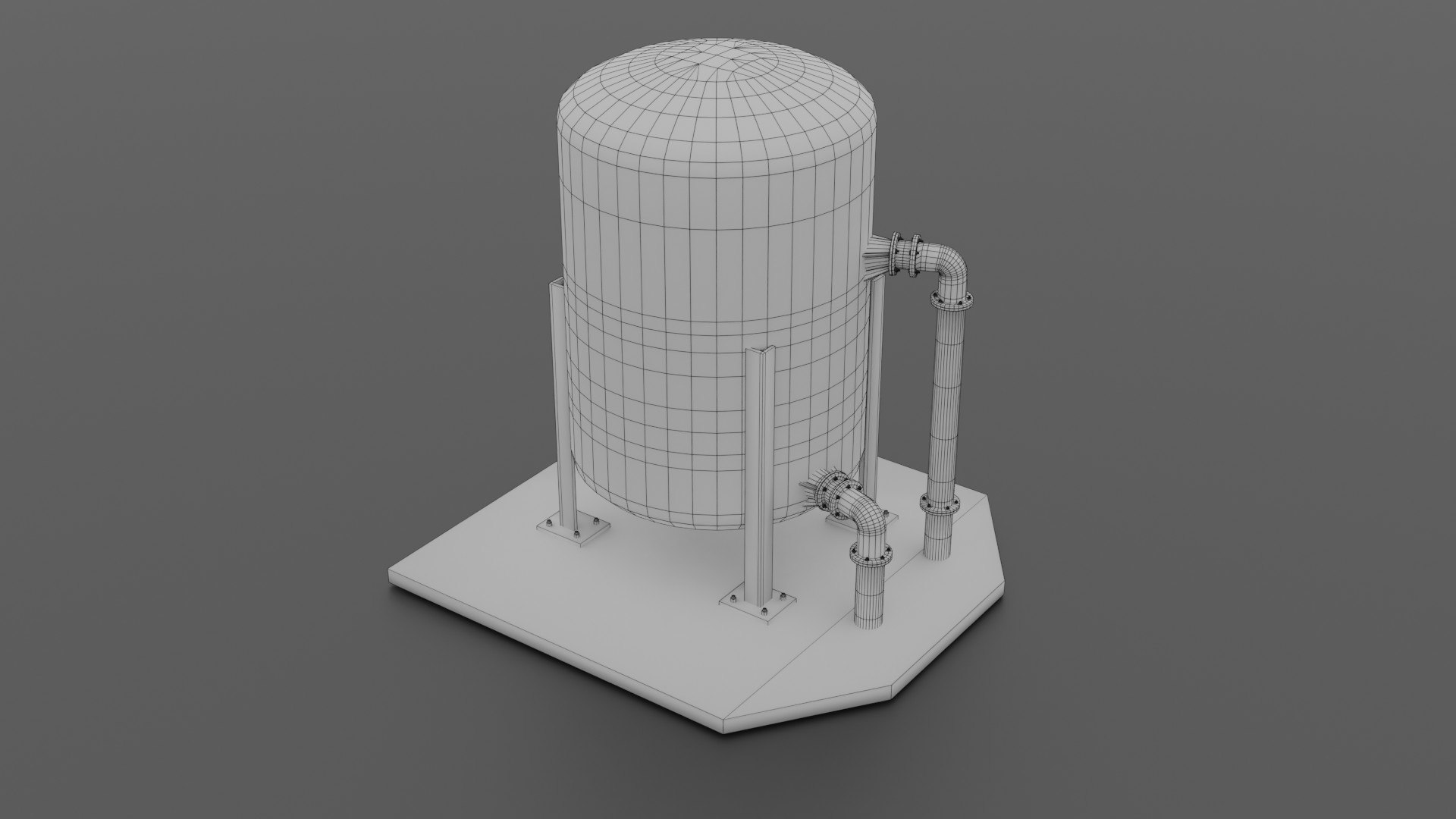 3D oil tank model - TurboSquid 1674295