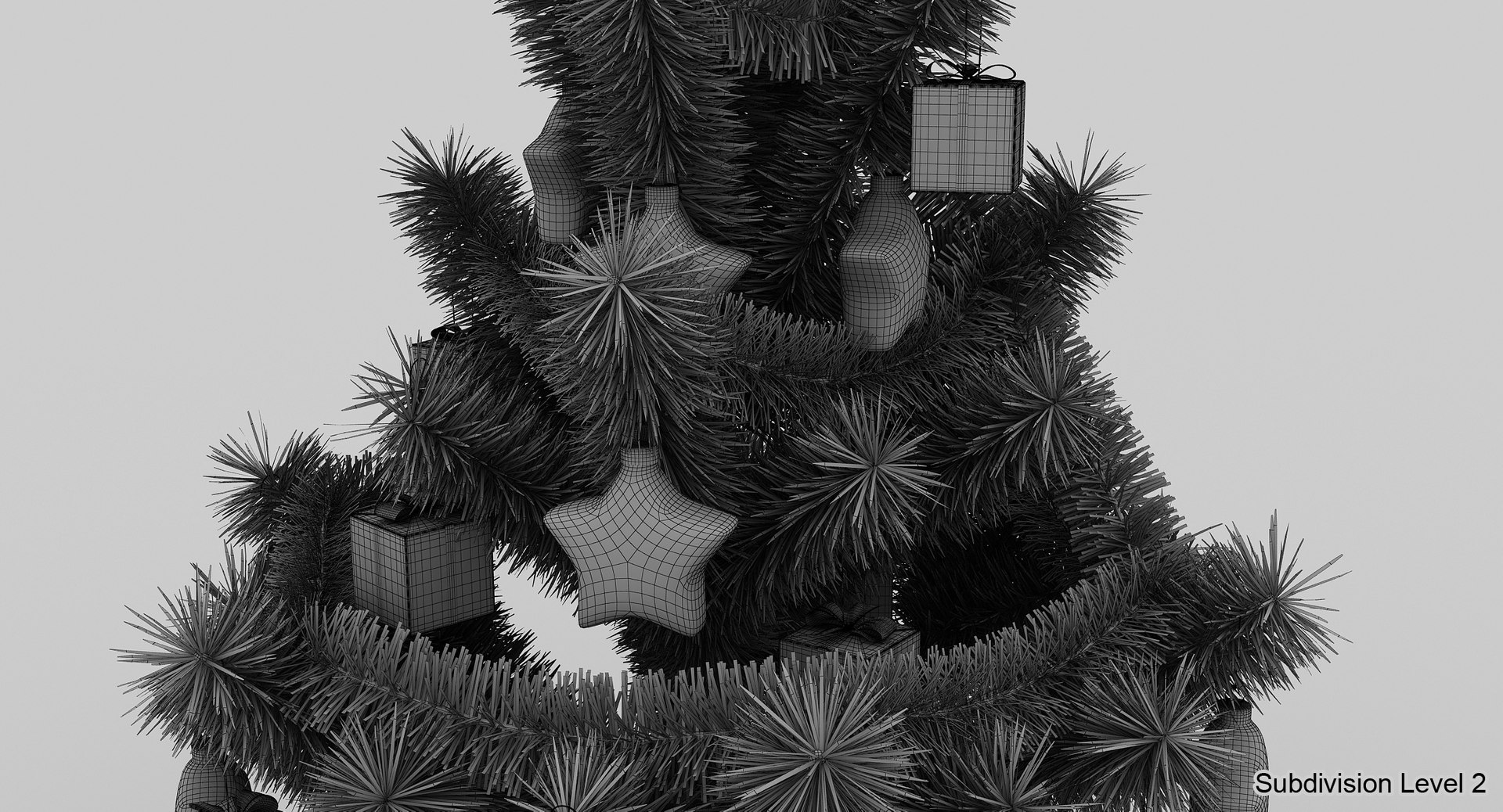 Small Christmas Tree 3d Model