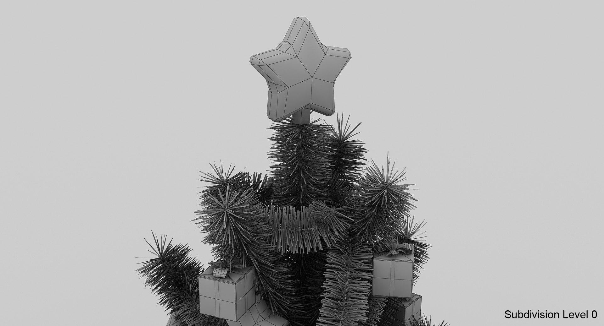Small Christmas Tree 3d Model