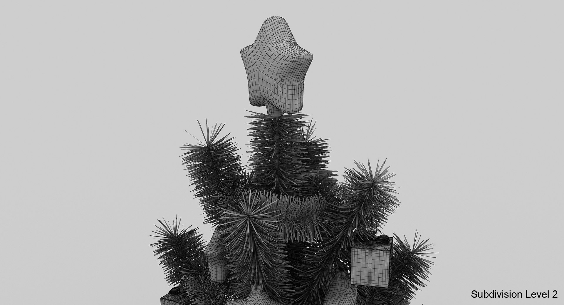 Small Christmas Tree 3d Model