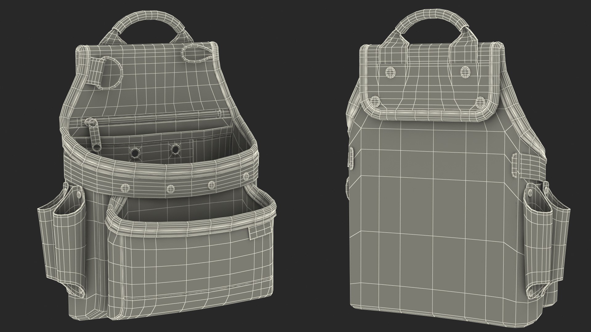 3D model Heavy Duty Multi Purpose Tool Pouch - TurboSquid 1807899