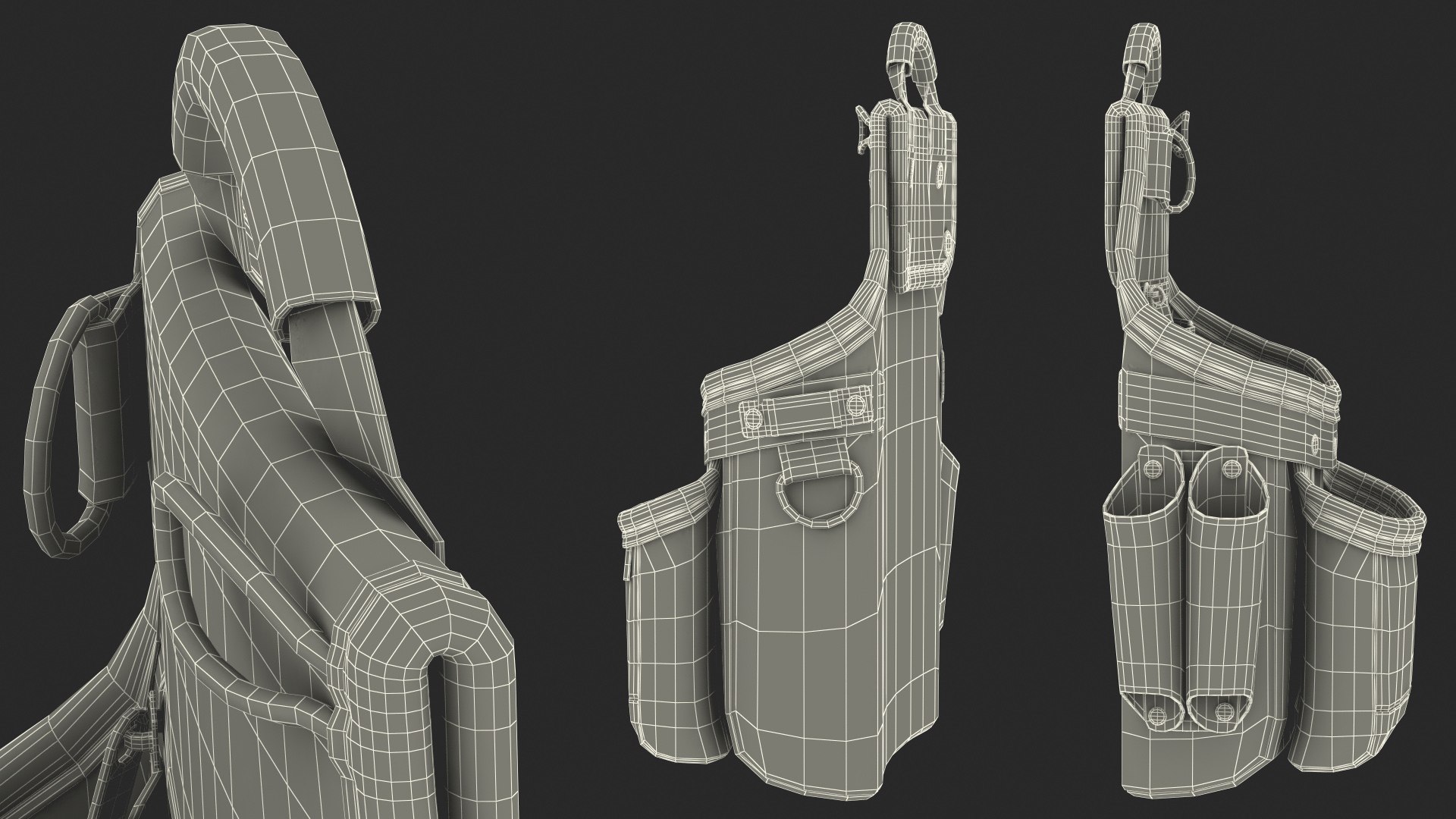 3D model Heavy Duty Multi Purpose Tool Pouch - TurboSquid 1807899