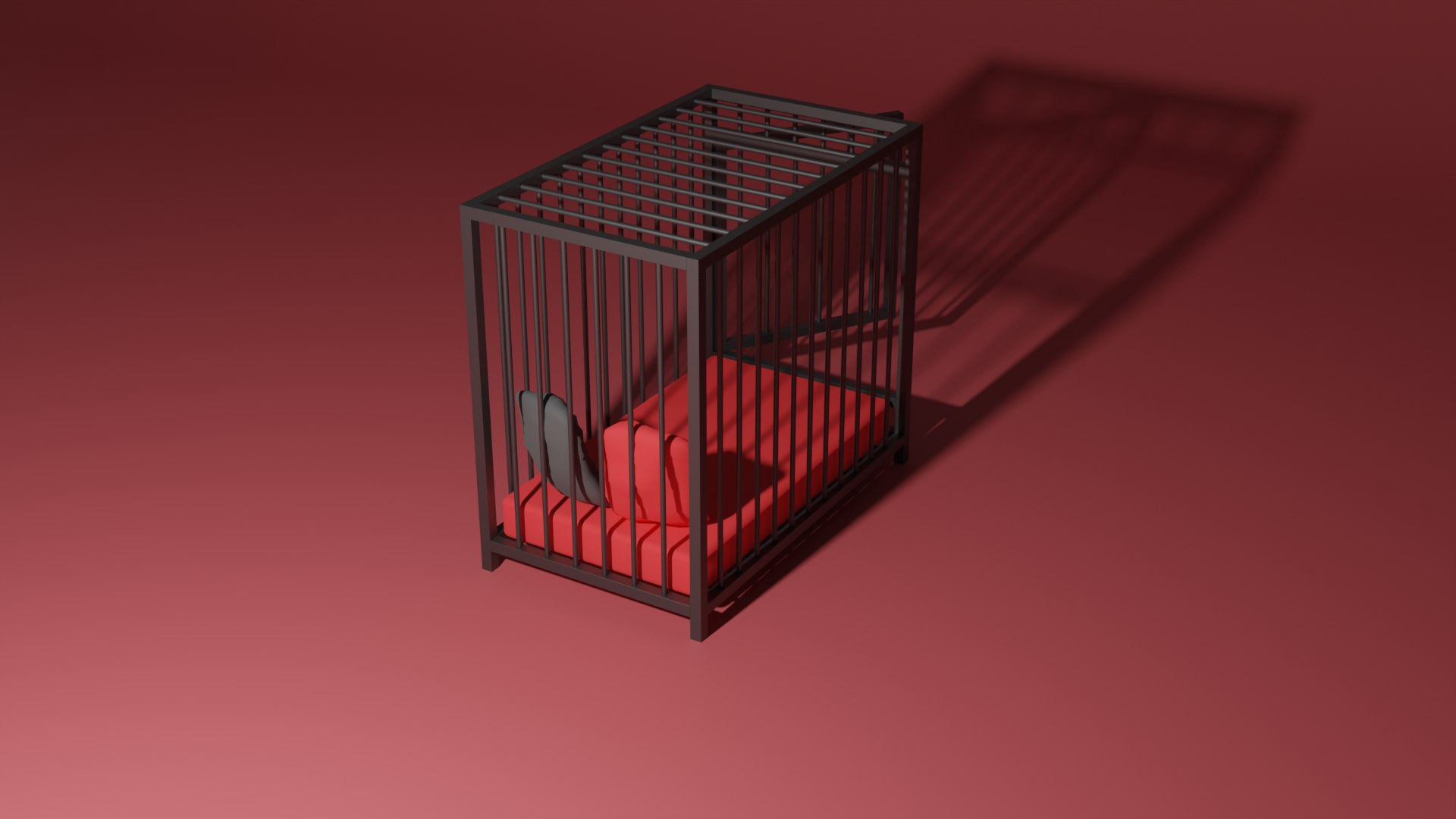Cage Bed 3D Model - TurboSquid 1877465