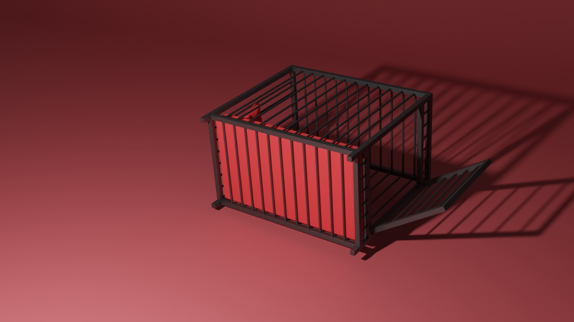 Cage Bed 3D Model - TurboSquid 1877465