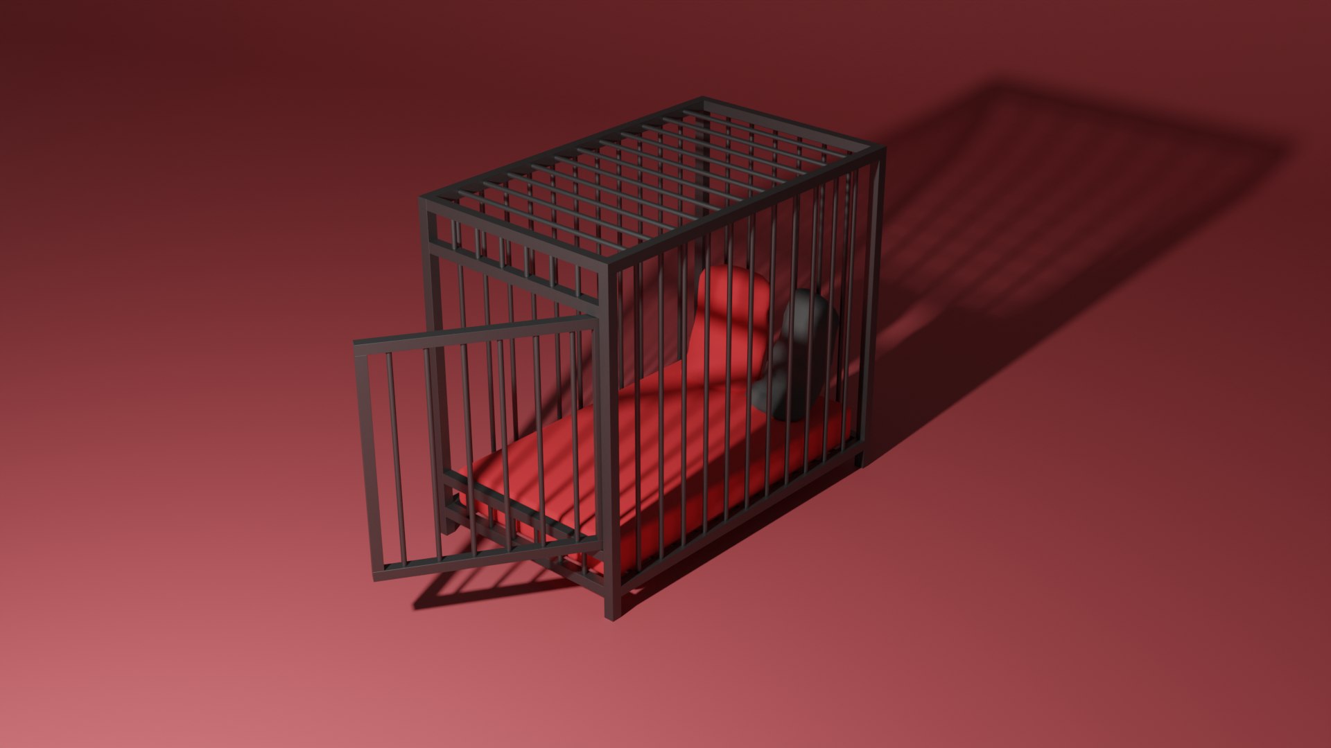 Cage Bed 3D Model - TurboSquid 1877465
