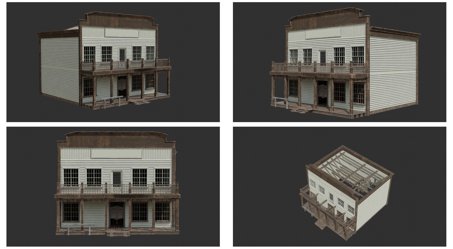 Western House Pack 01 3D - TurboSquid 2066797
