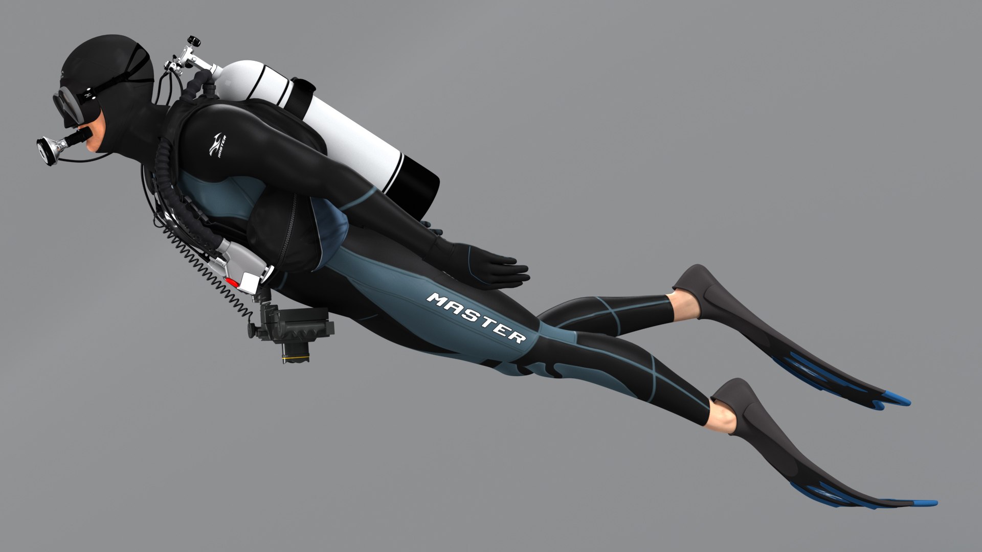 3D Model Animations Diver - TurboSquid 1470928