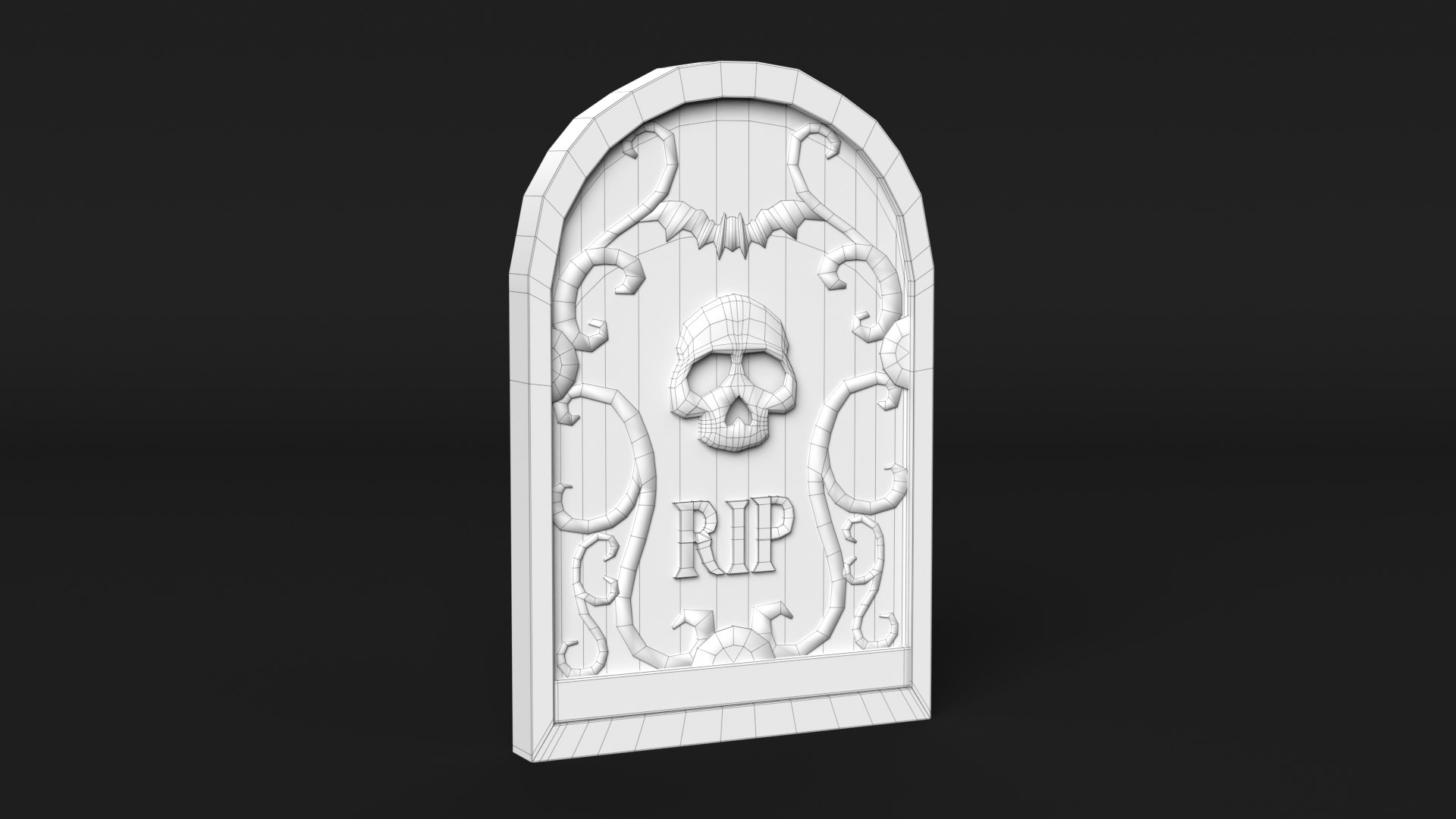 Grave gravestone 3D model - TurboSquid 1615910