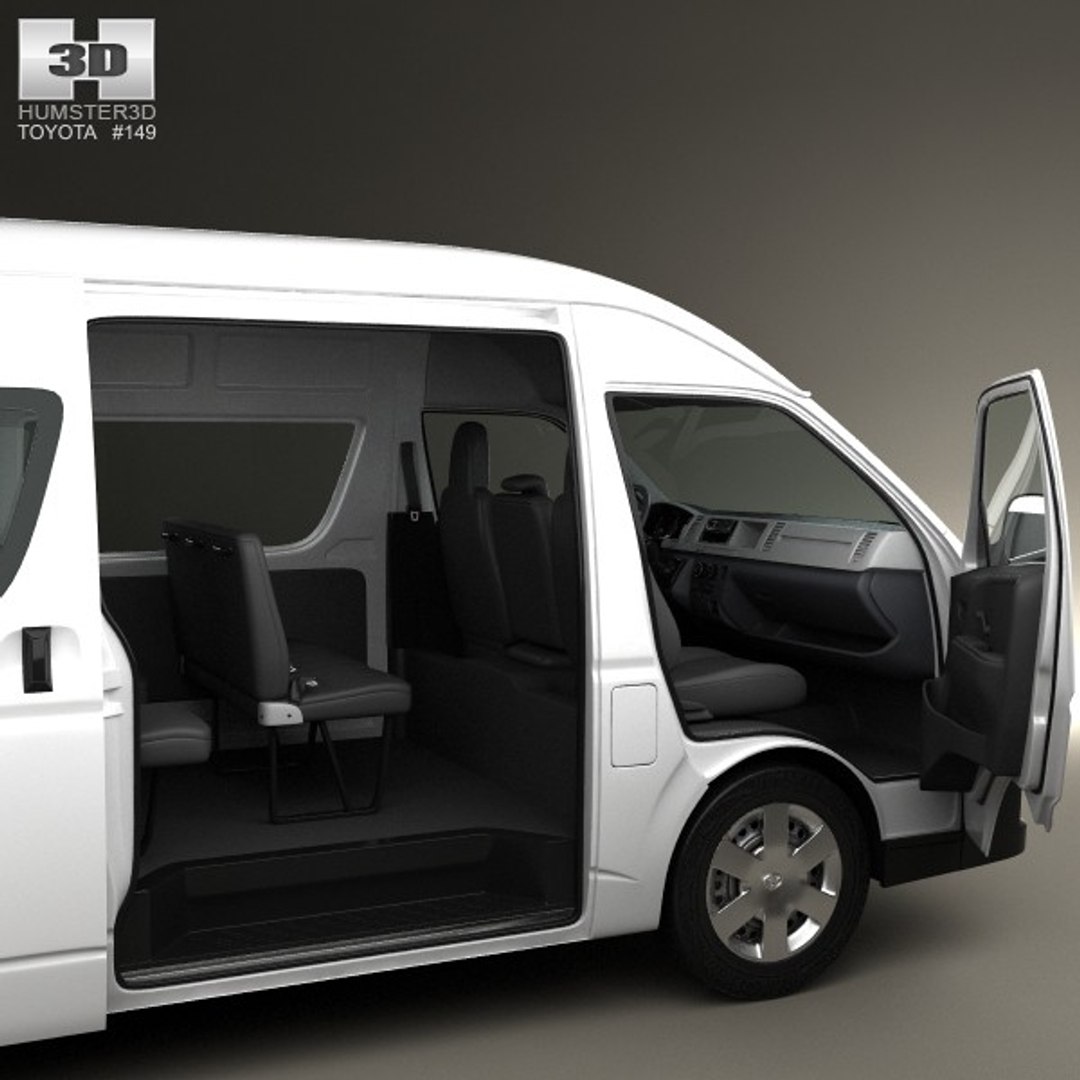 Toyota Hiace Hq 3d Model
