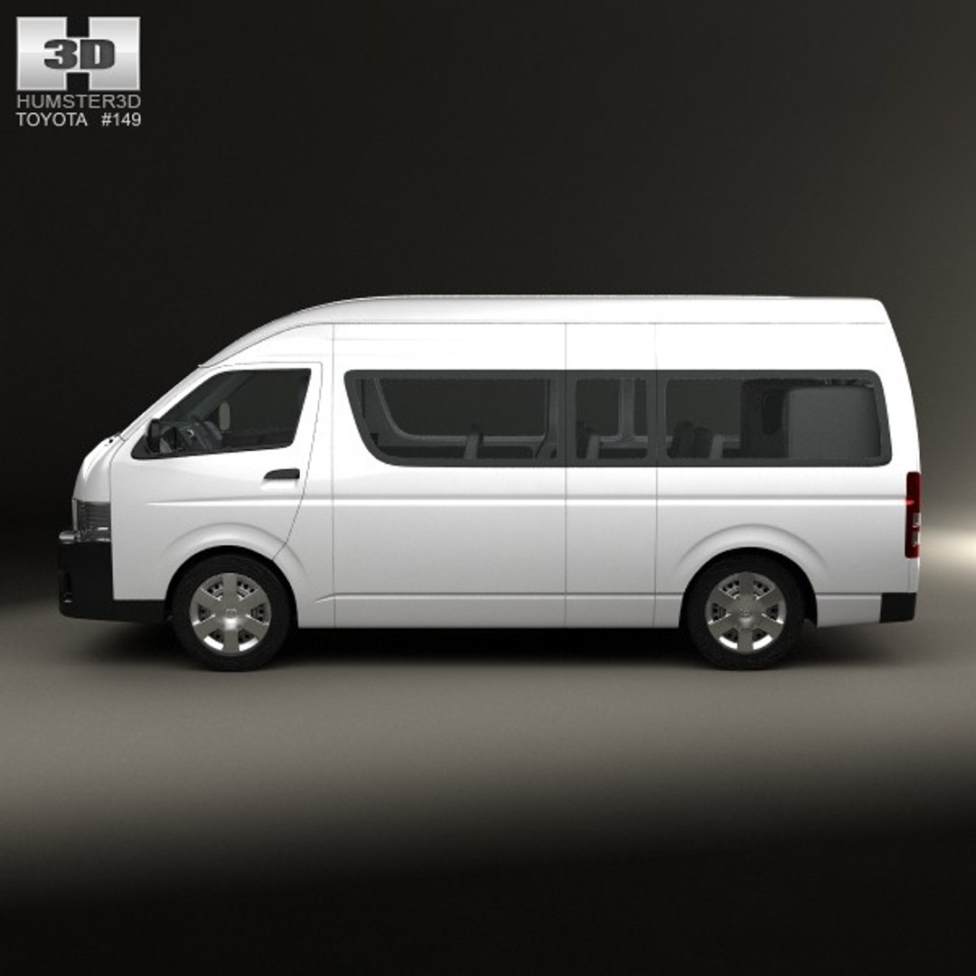 Toyota Hiace Hq 3d Model
