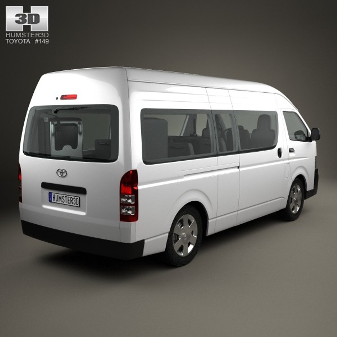 Toyota Hiace Hq 3d Model