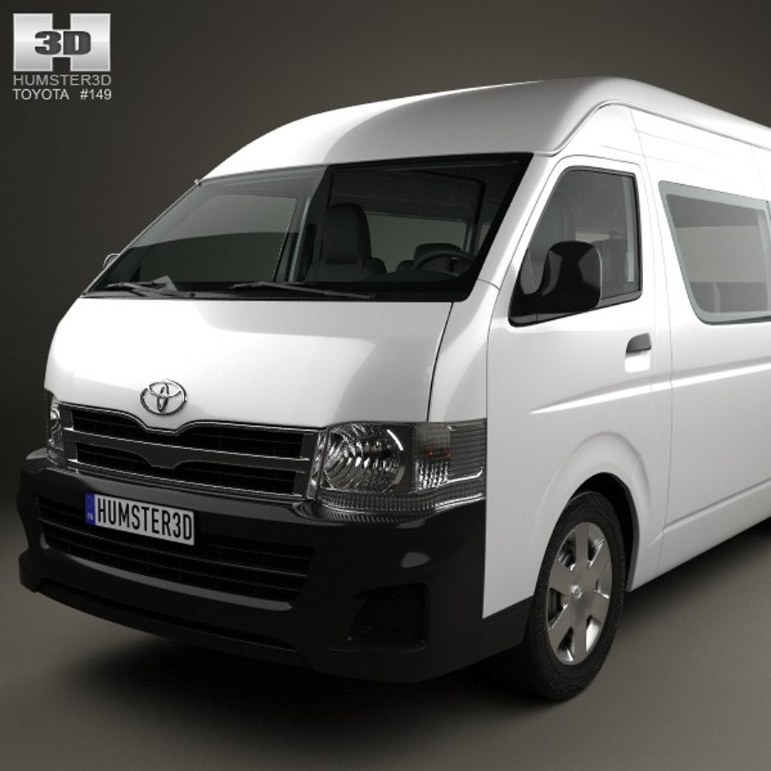 Toyota Hiace Hq 3d Model