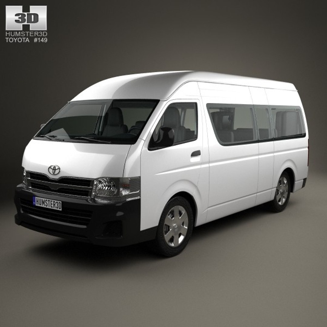 Toyota Hiace Hq 3d Model