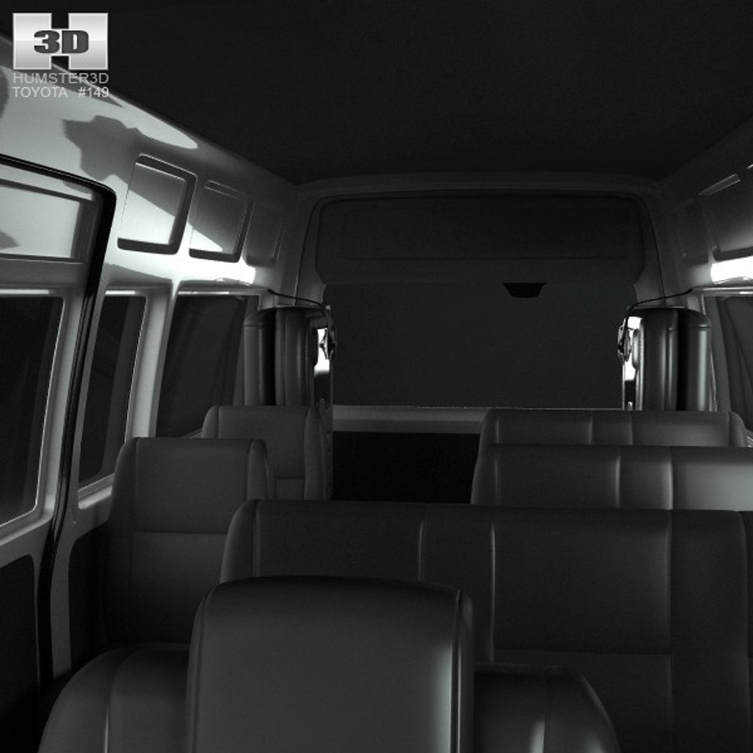 Toyota Hiace Hq 3d Model