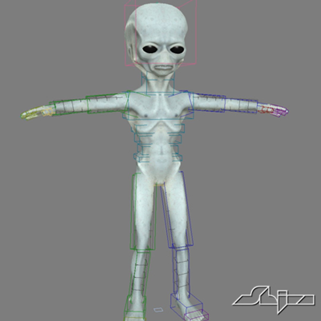 Alien Creature Biped 3d Max
