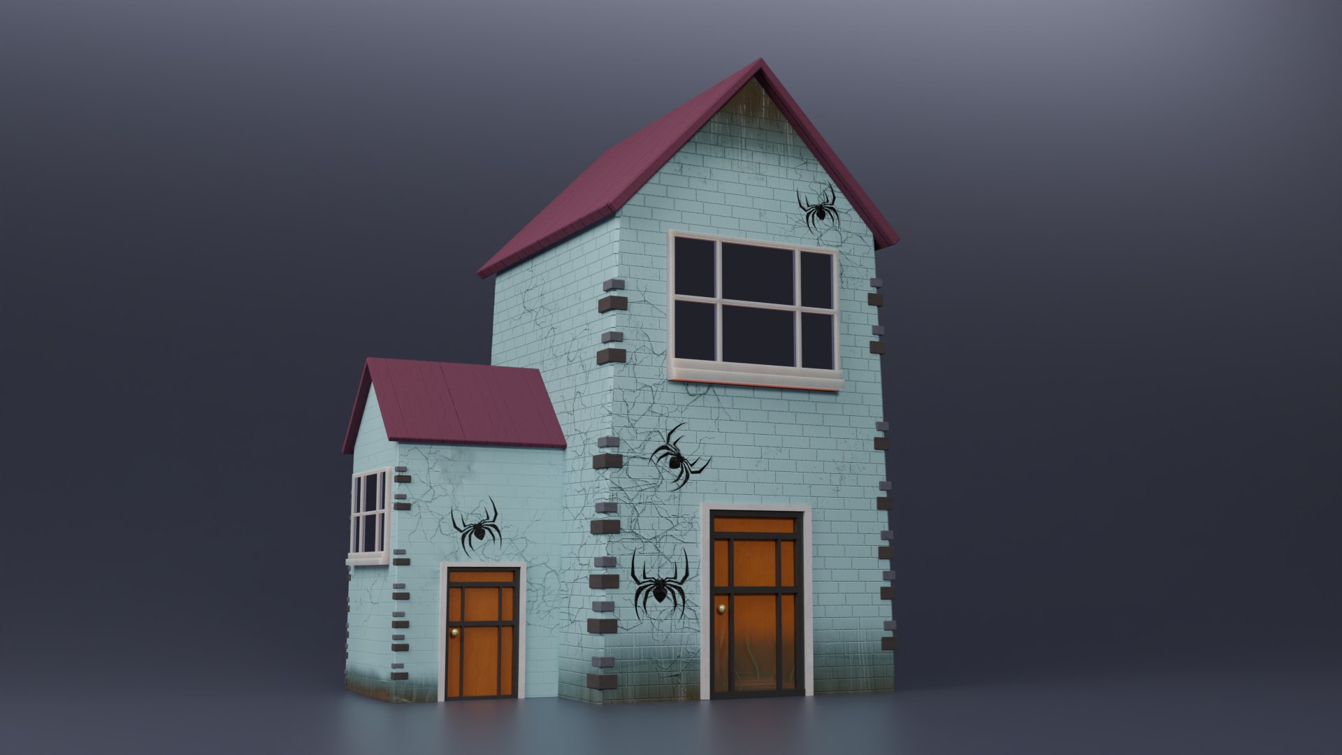 Halloween House 3D Model - TurboSquid 2141933