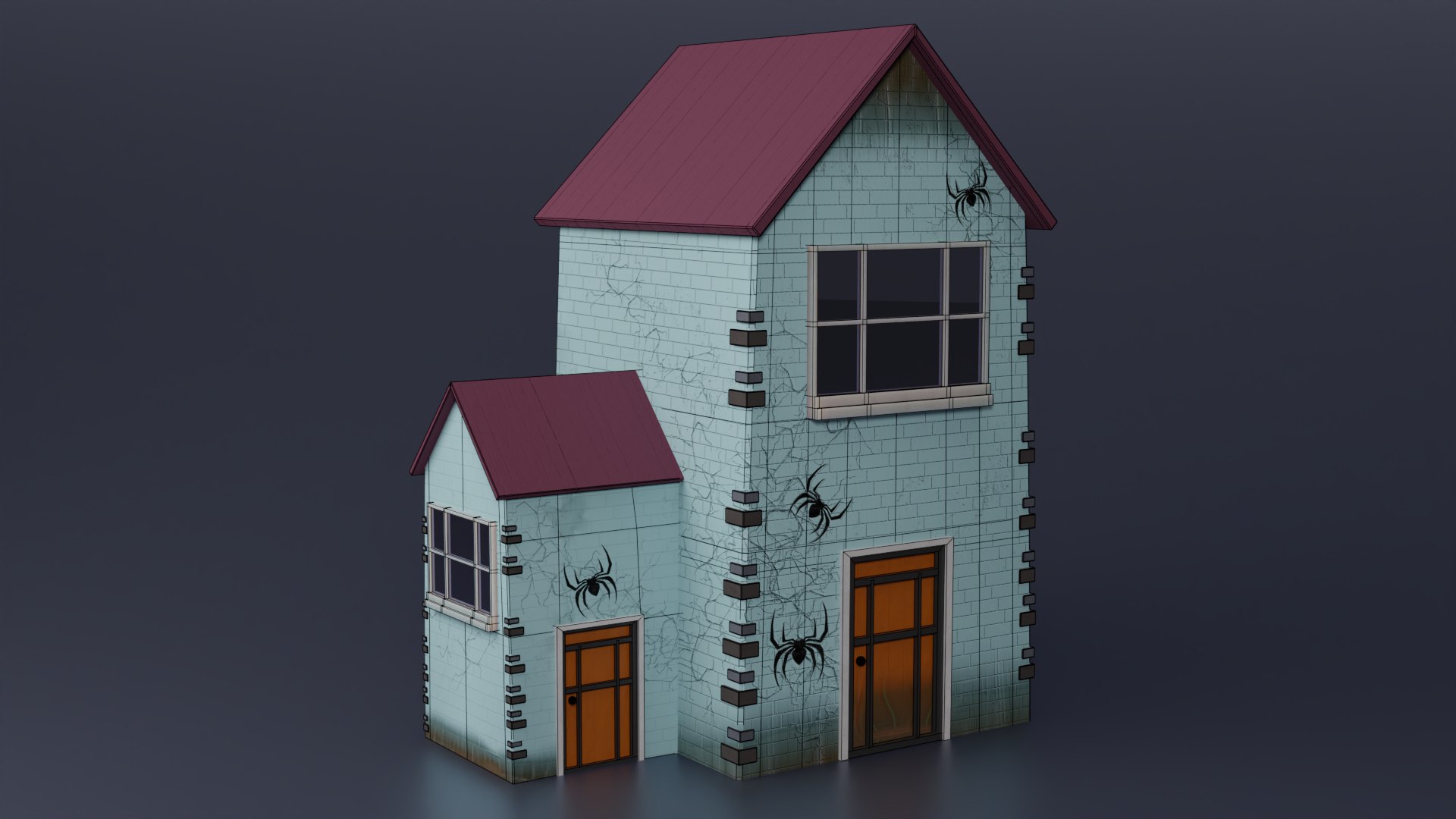 Halloween House 3D Model - TurboSquid 2141933