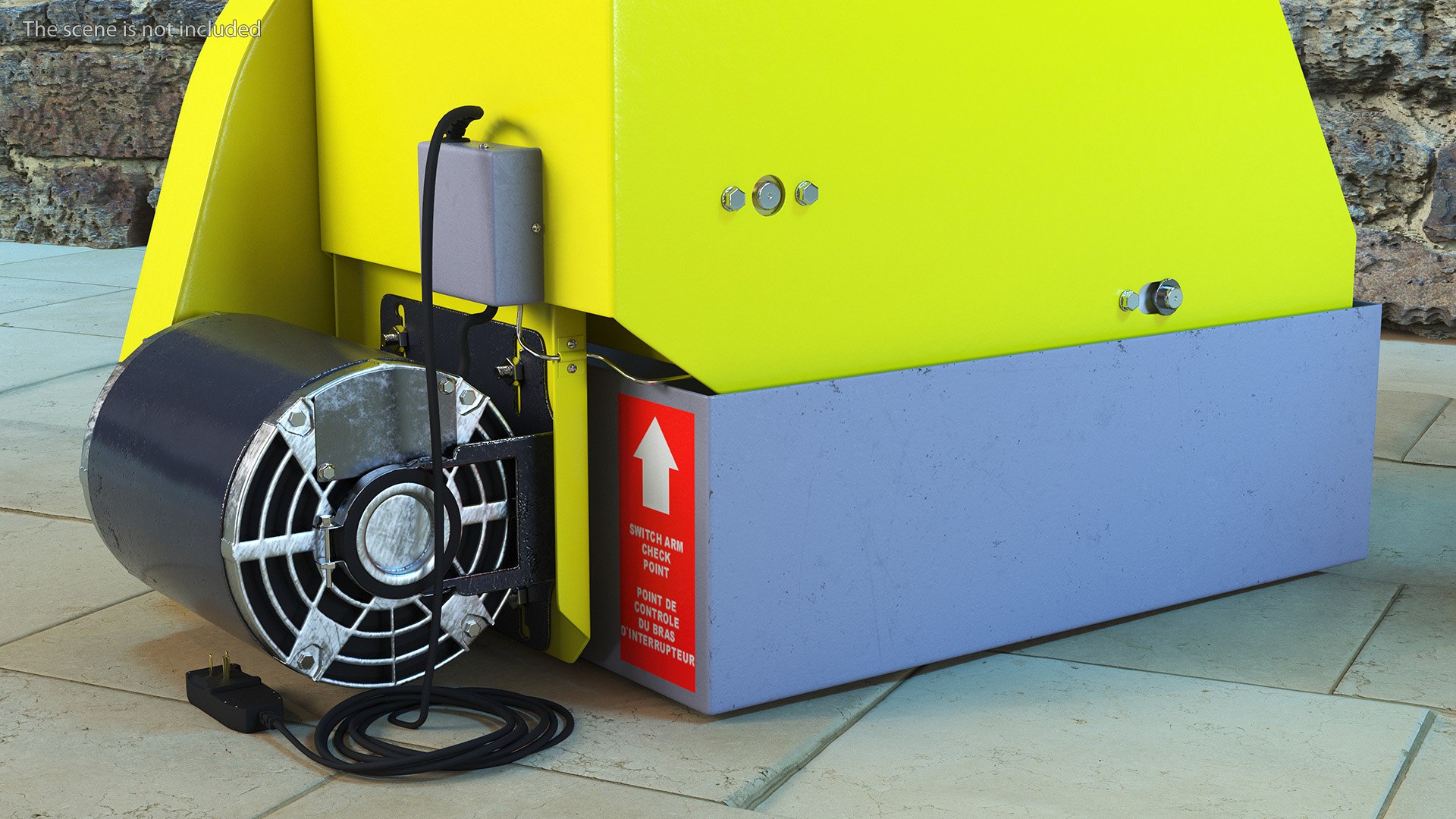 3D Model Yellow Industrial Boot Scrubber - TurboSquid 2073281