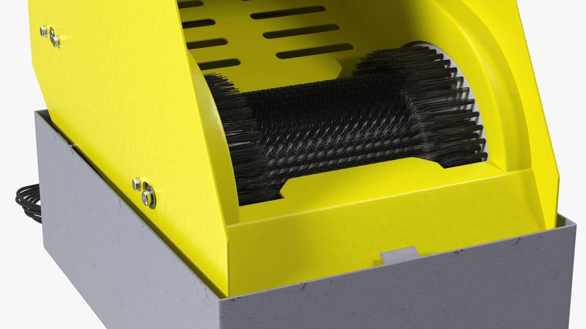 3D Model Yellow Industrial Boot Scrubber - TurboSquid 2073281