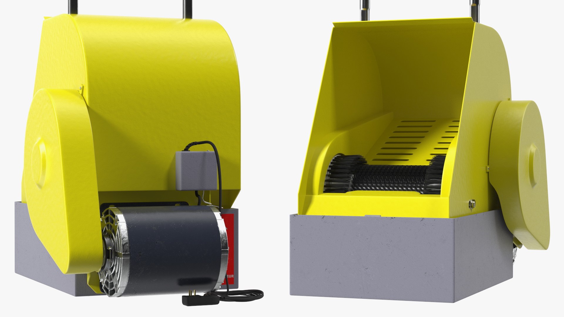 3D Model Yellow Industrial Boot Scrubber - TurboSquid 2073281