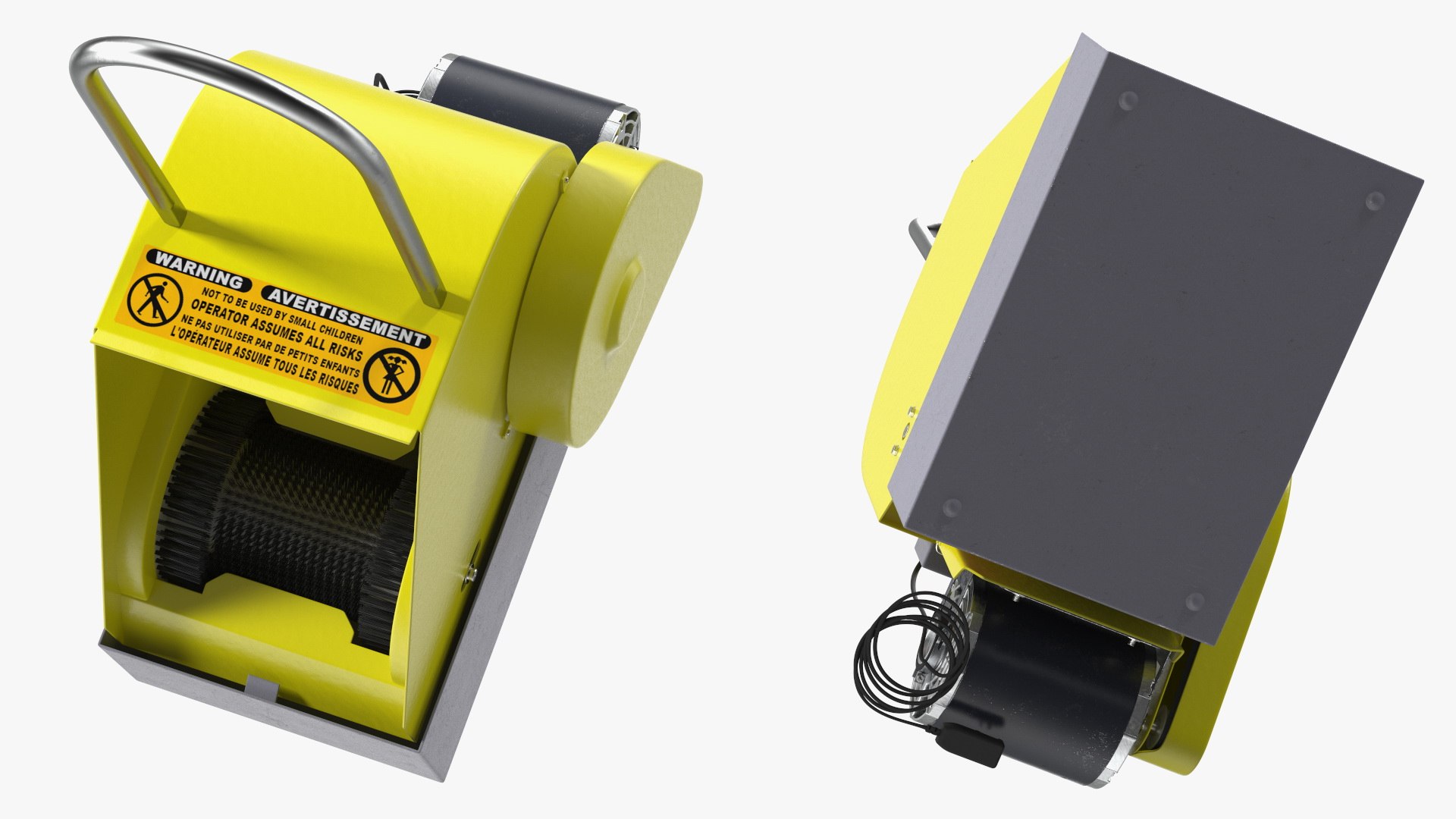 3D Model Yellow Industrial Boot Scrubber - TurboSquid 2073281