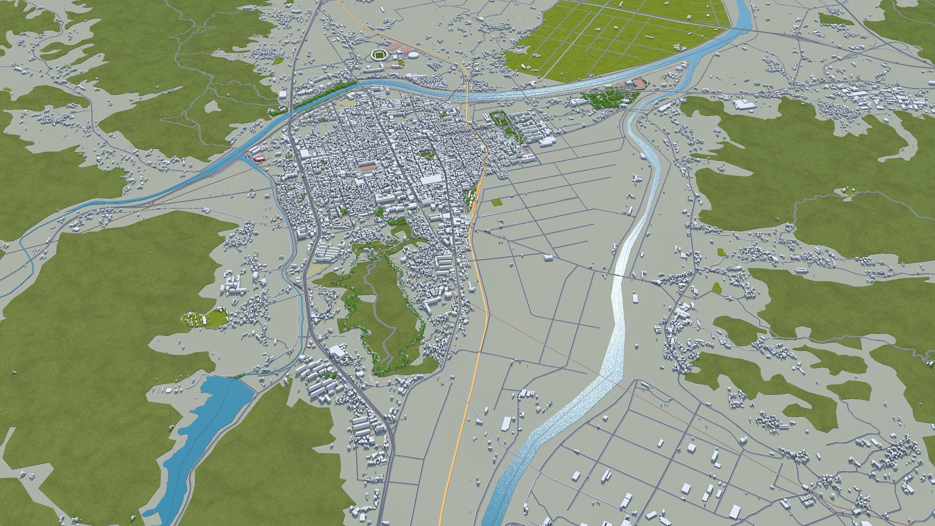 Sangju Si South Korea 3D Model - TurboSquid 2194847