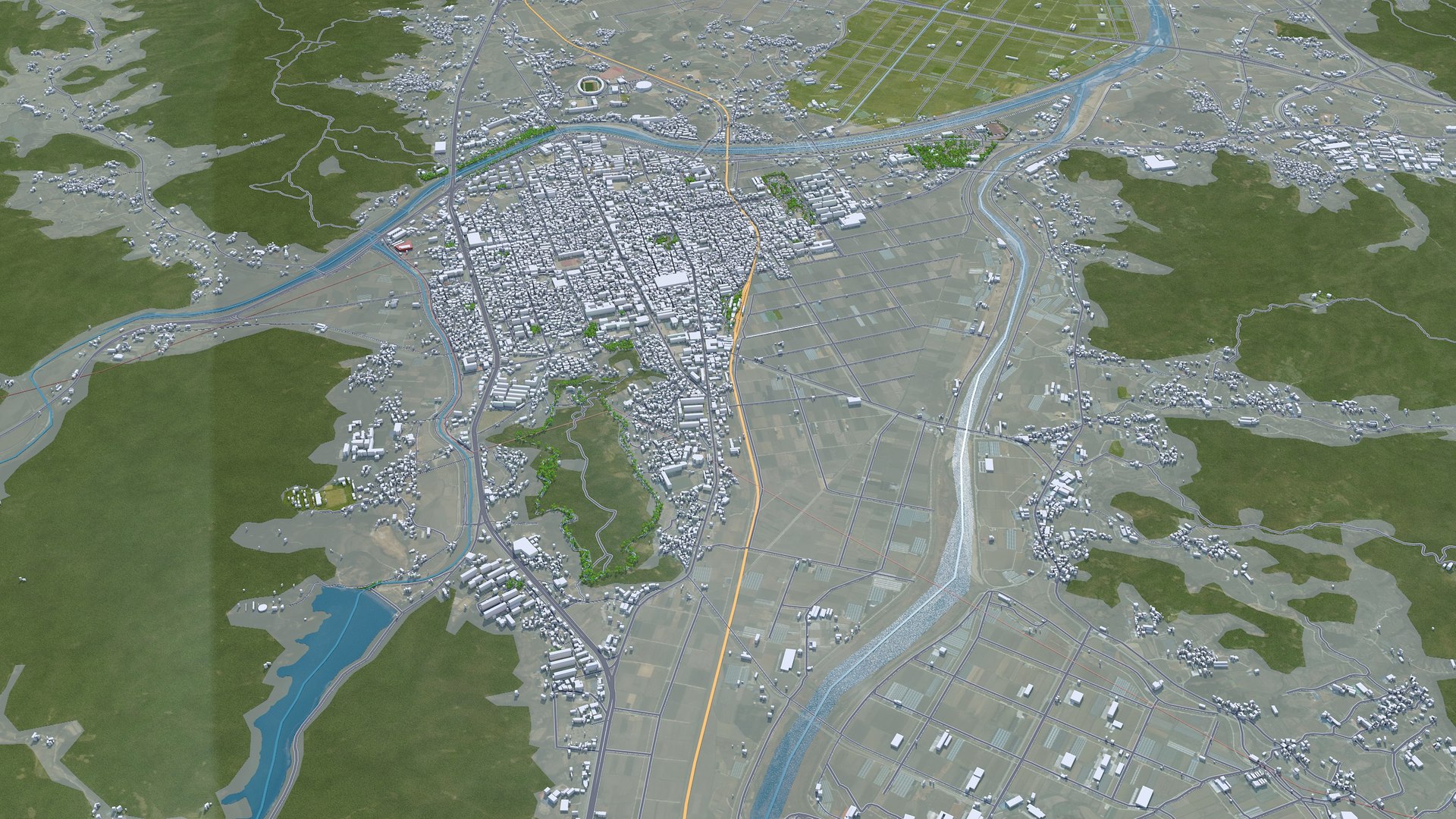 Sangju Si South Korea 3D Model - TurboSquid 2194847