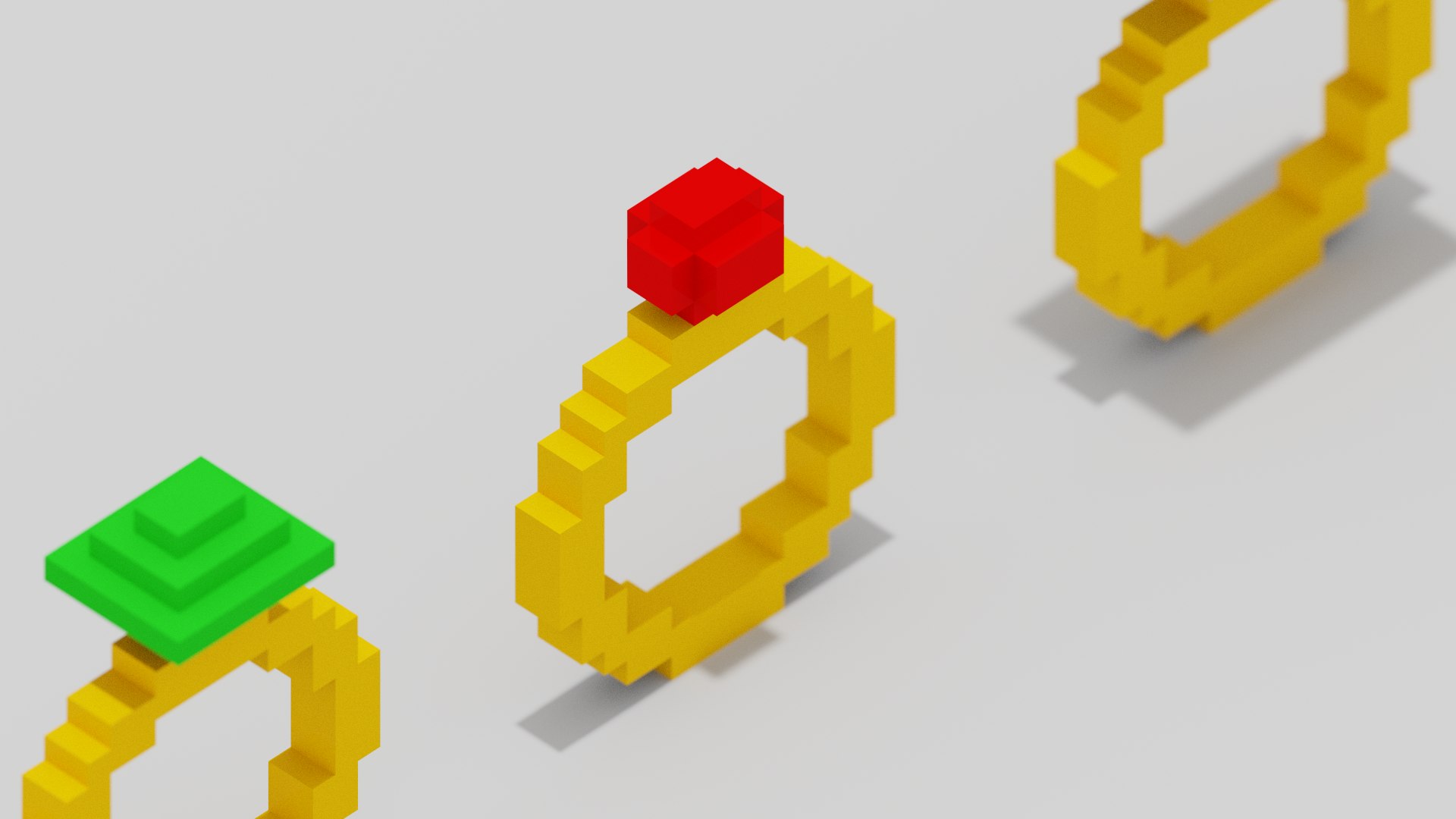 3D Ring Icons model - TurboSquid 2183445