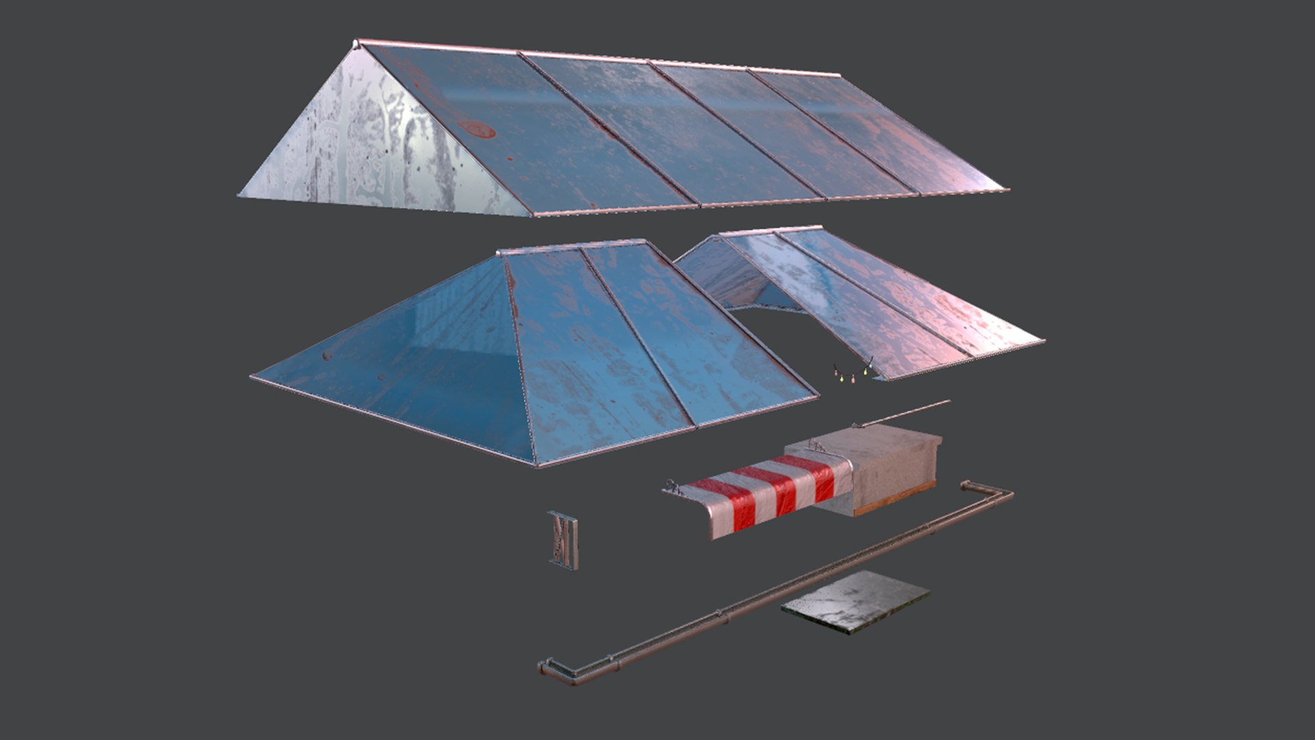 Modular Building 0001 3D Model - TurboSquid 1768028