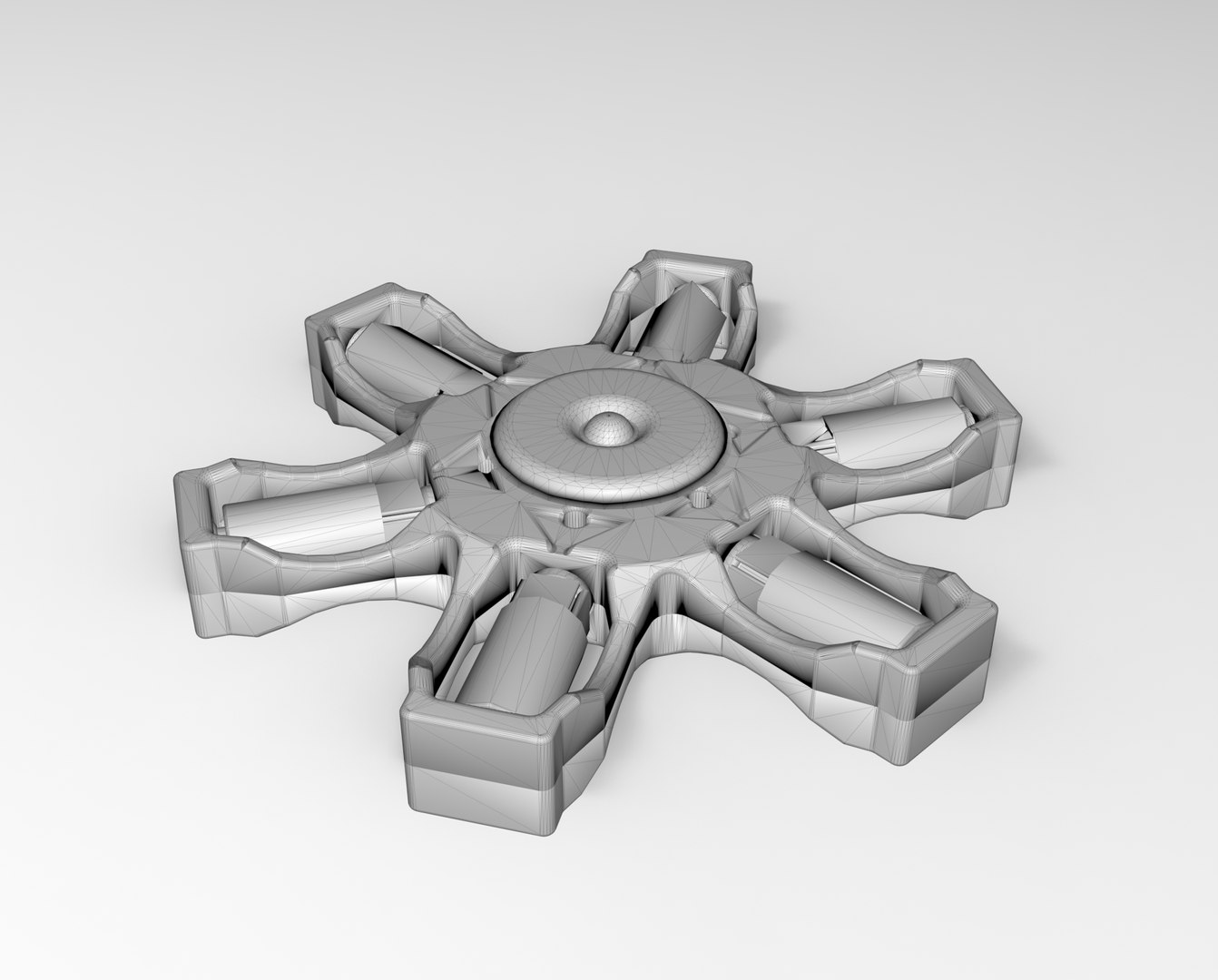 3D MECHANICAL FIDGET FLOWER DICE - TurboSquid 2132181