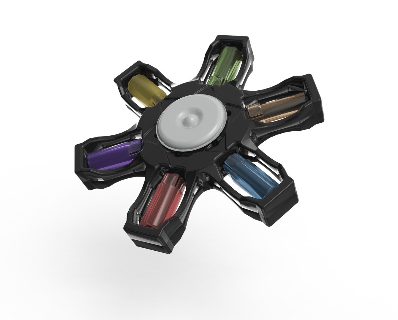 3D MECHANICAL FIDGET FLOWER DICE - TurboSquid 2132181