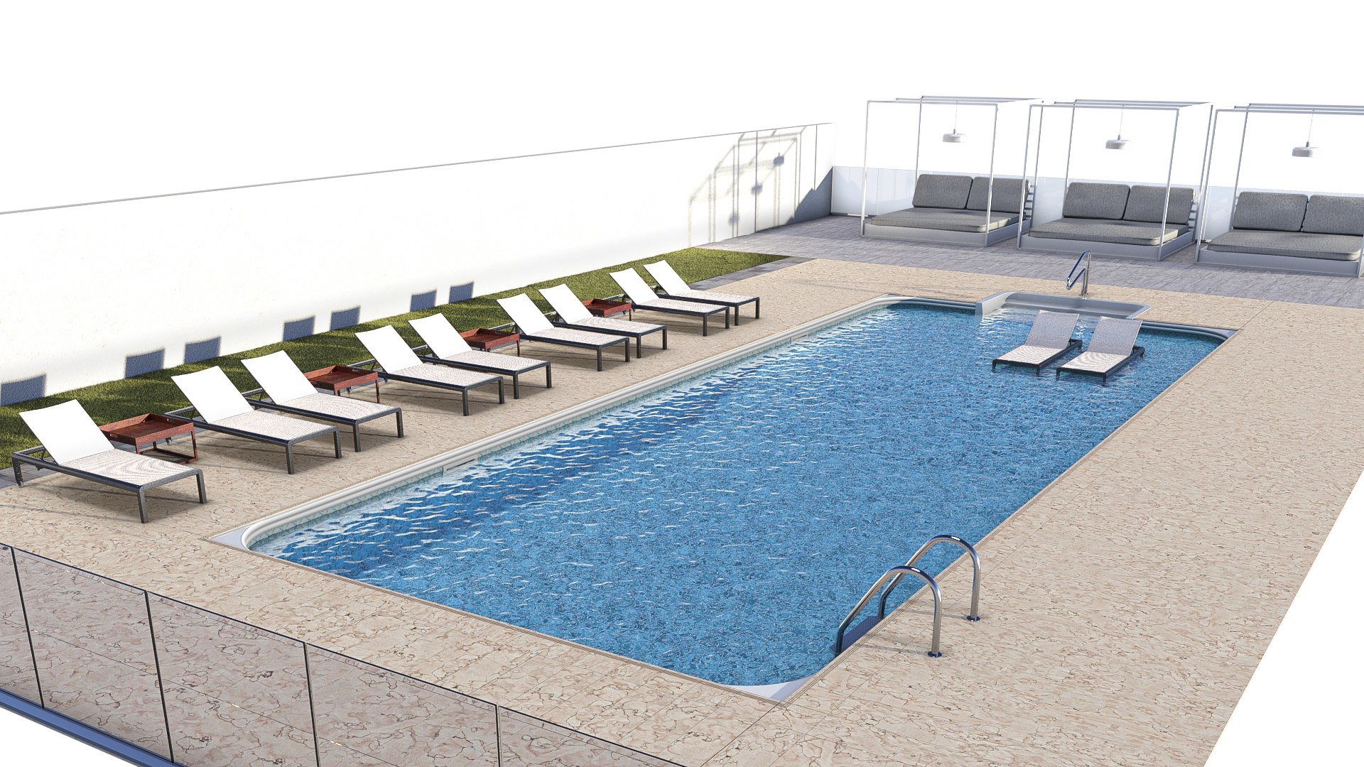 Swimming Pool 7 3D Model - TurboSquid 2323778