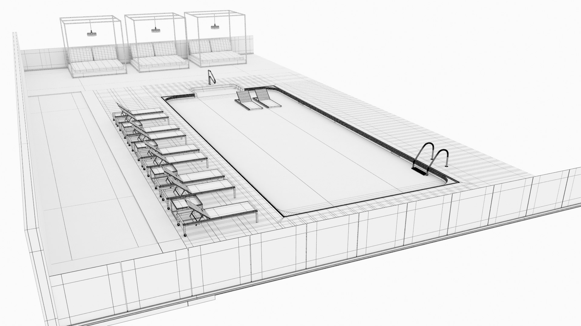 Swimming Pool 7 3D Model - TurboSquid 2323778