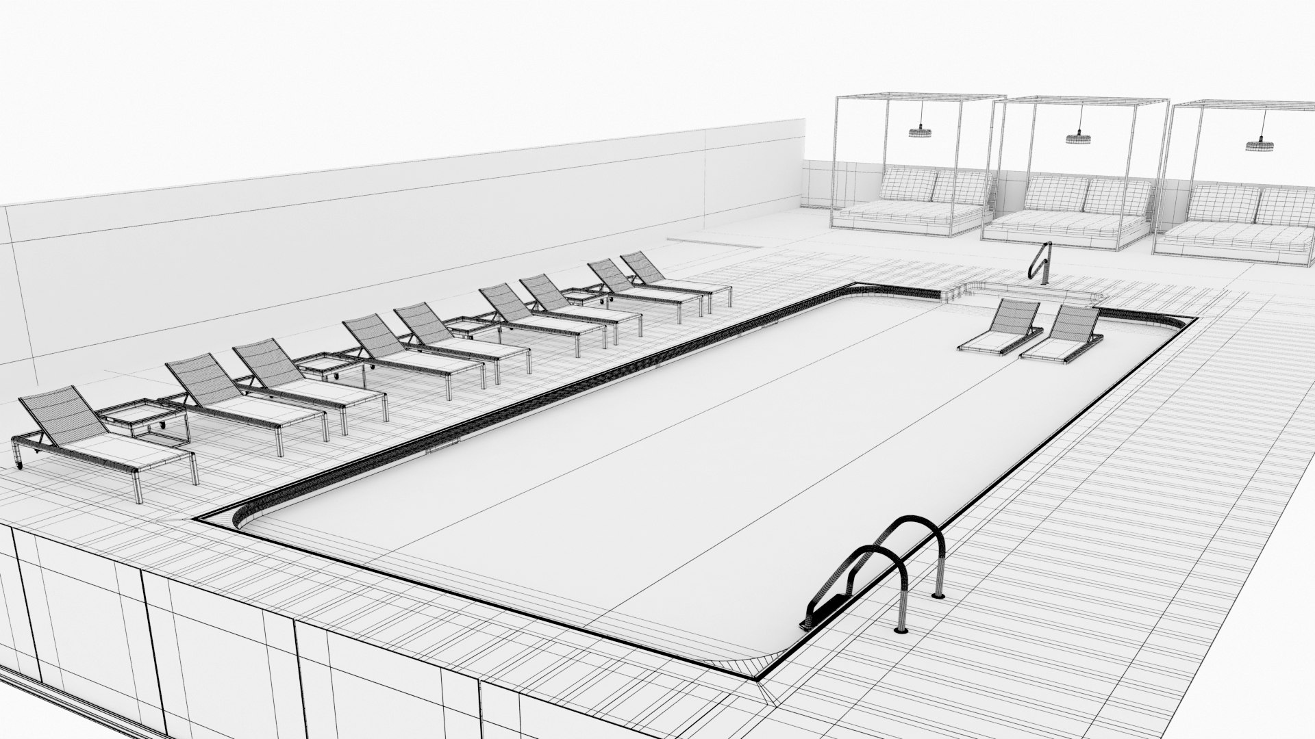 Swimming Pool 7 3D Model - TurboSquid 2323778