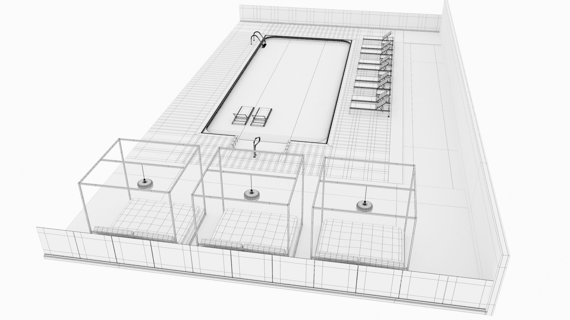 Swimming Pool 7 3D Model - TurboSquid 2323778