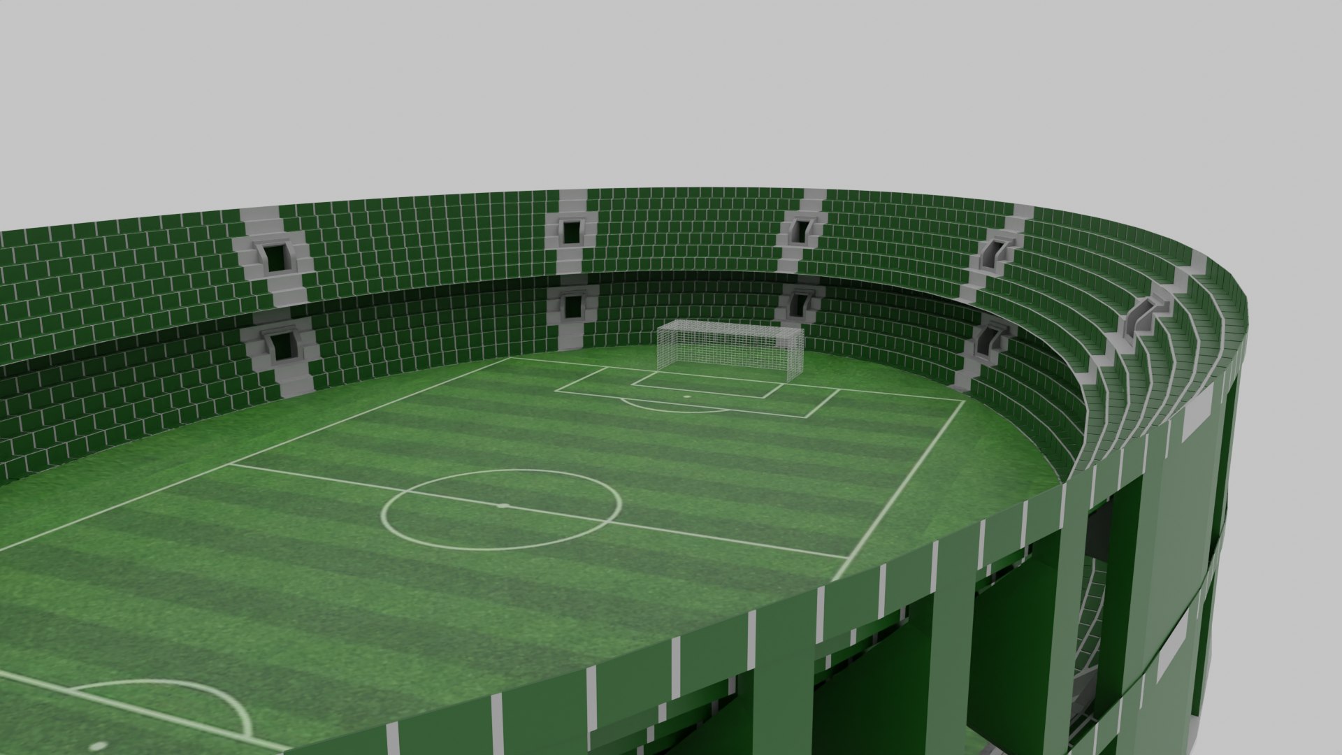 Football Stadium 3D Model - TurboSquid 2140177